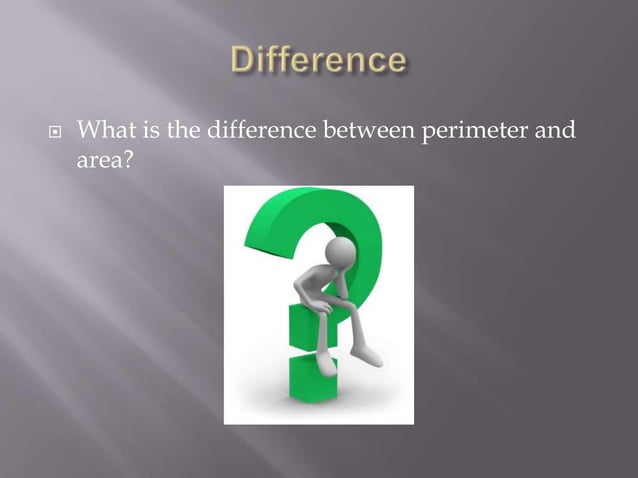Perimeter and area | PPTX | Physics | Science