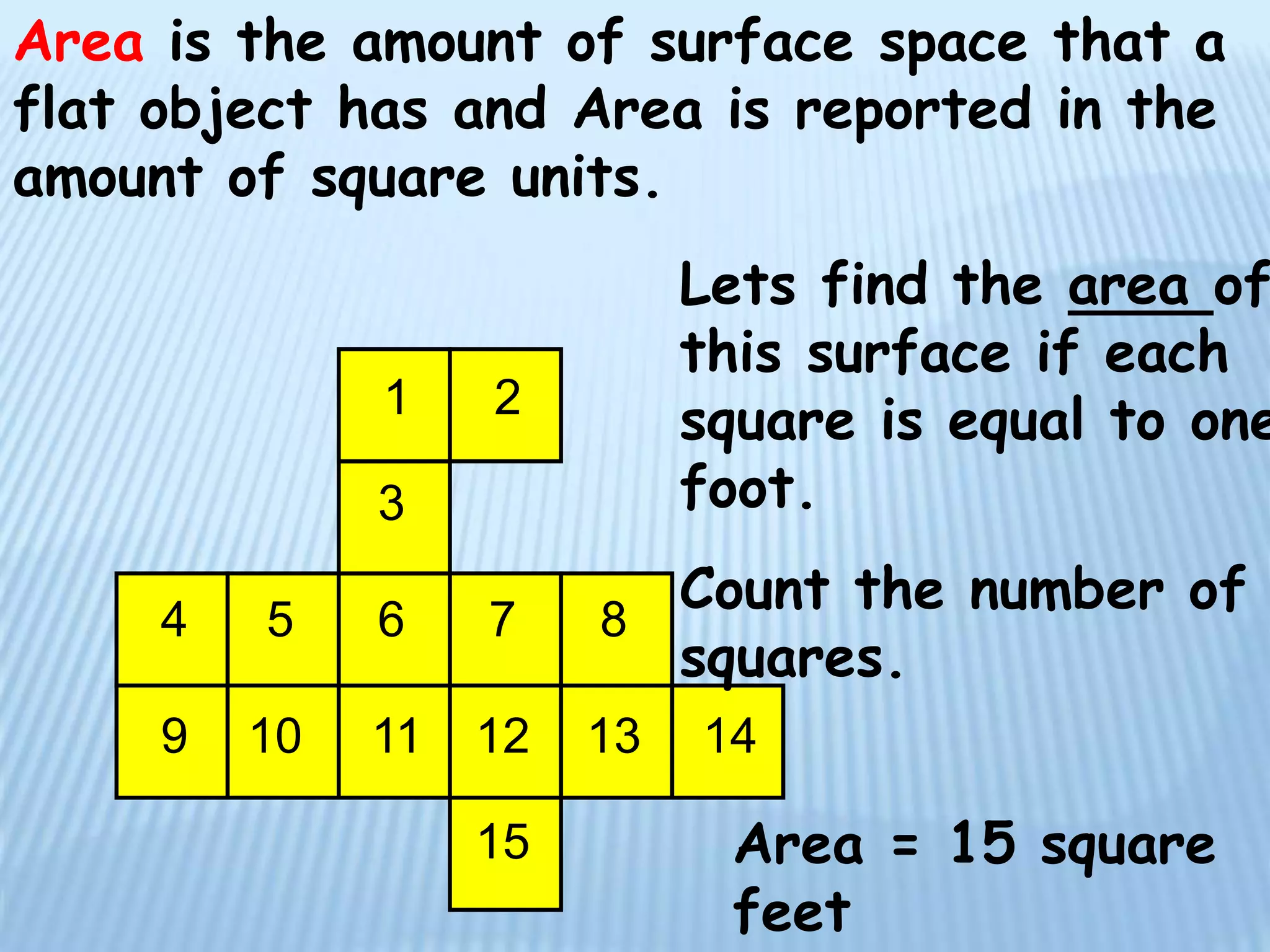 Perimeter and area 1 | PPTX