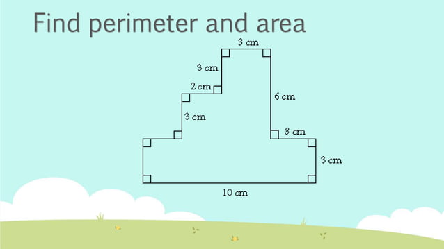 Perimeter and area ppt exercises to practice in class | PPTX | Physics ...