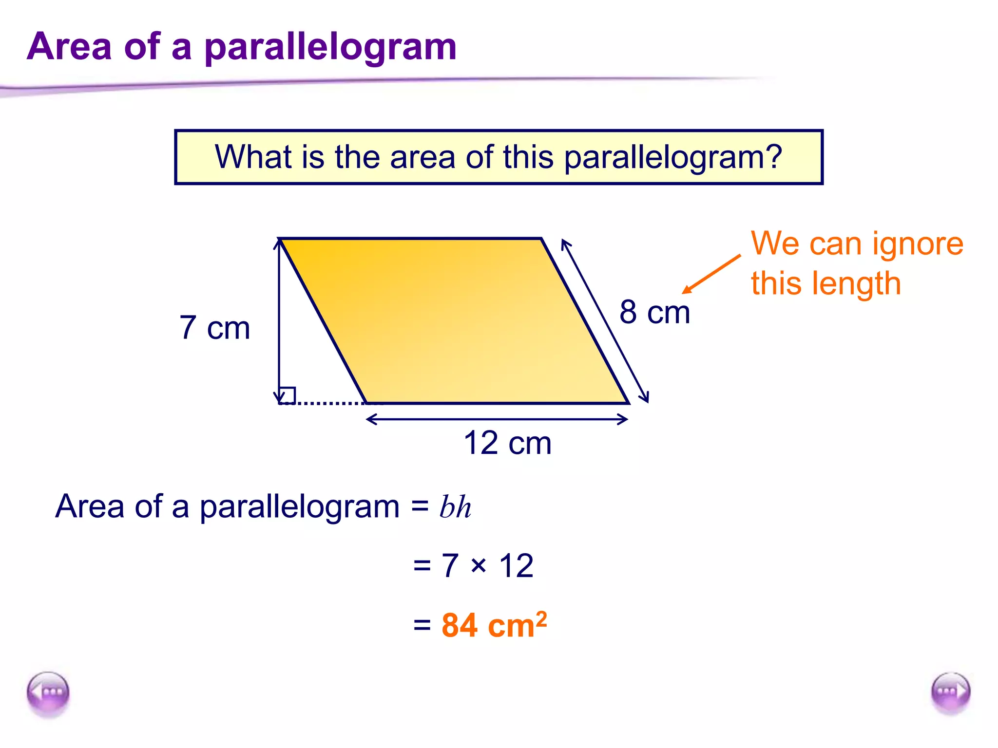 Perimeter, area and volume | PPT