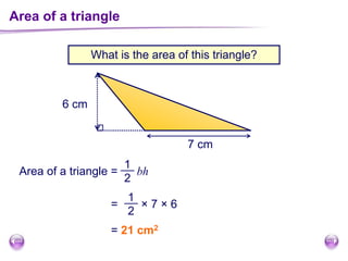 Perimeter, area and volume | PPT