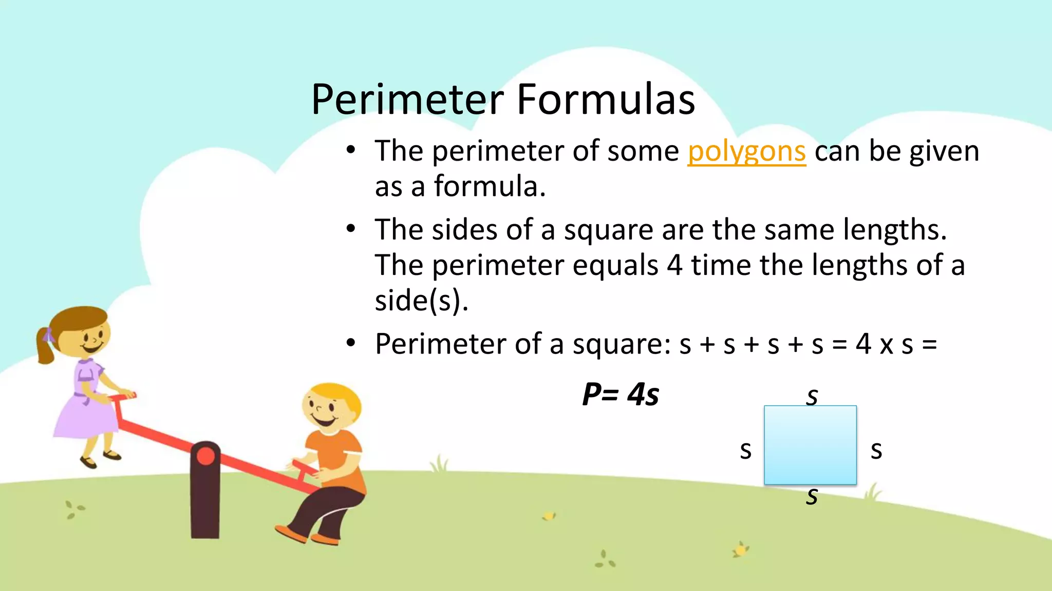 Perimeter & area presentation | PDF