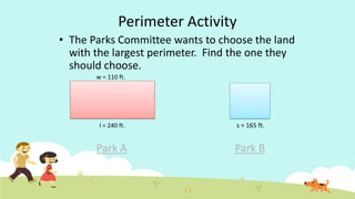 Perimeter & area presentation | PDF