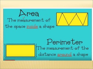 Perimeter (boundary) and area class v | PPT