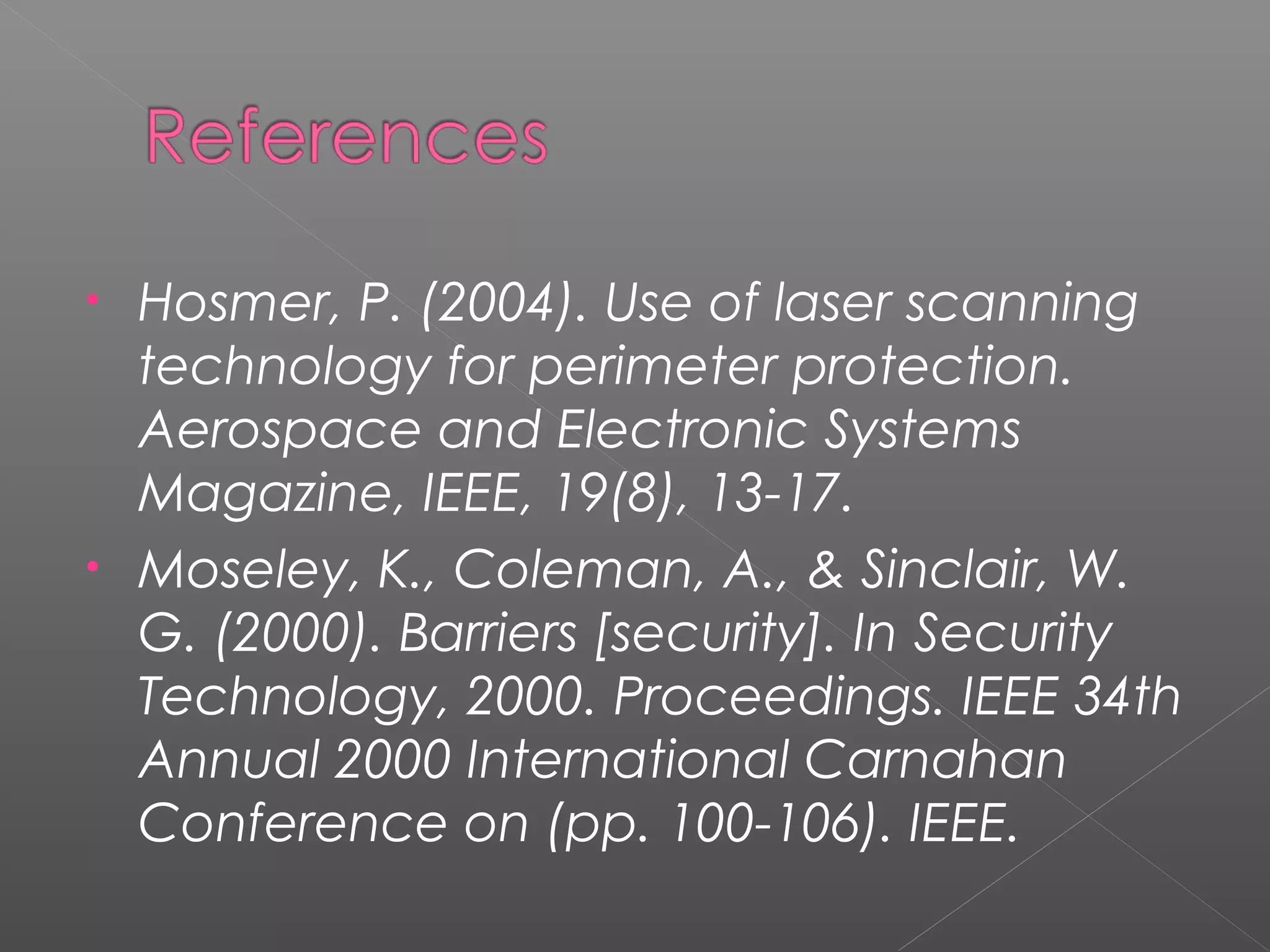 Perimeter control for prison | PPT