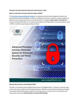 Perimeter Intrusion Detection System for Data Centers in KSA | PDF