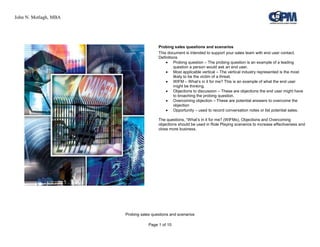 Perimeter Security Scenario Questions | DOCX