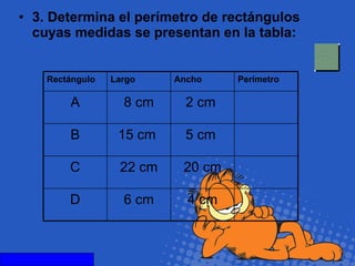 Perimetro de figuras geometricas(1) | PPT