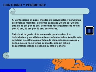 Perimetro de figuras geometricas(1) | PPT