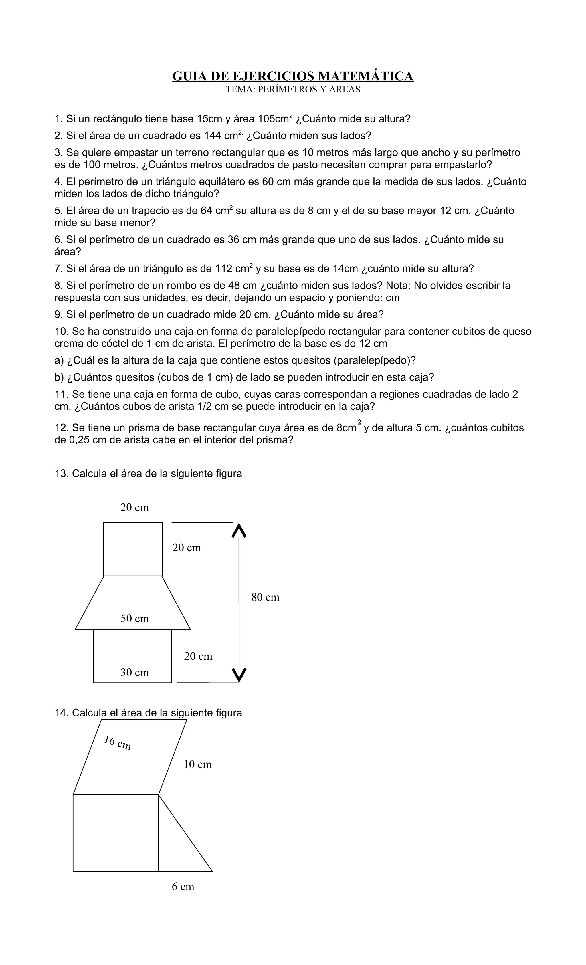 Perimetros y areas 1 | DOC