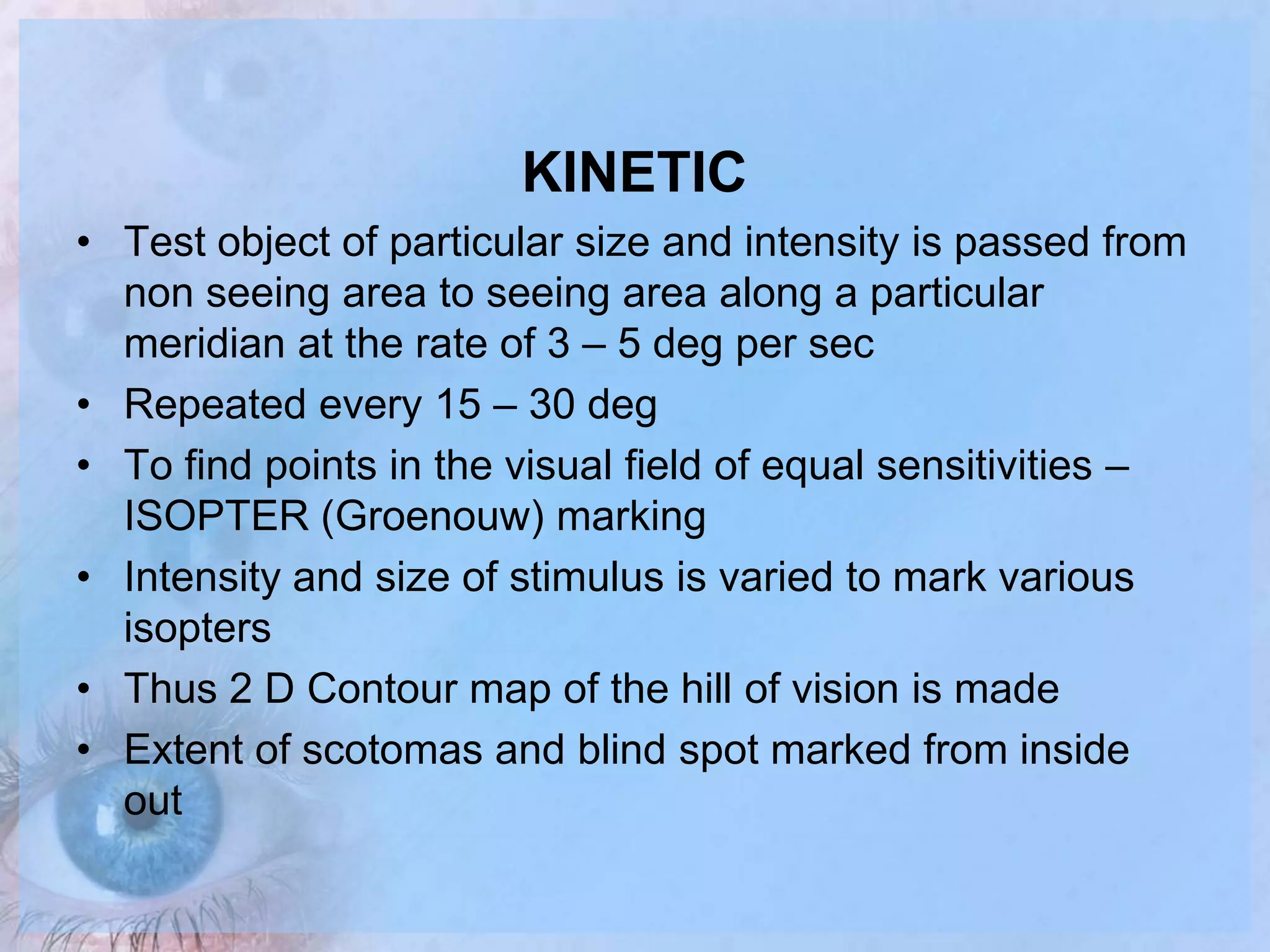 Visual Field Examination | PPTX