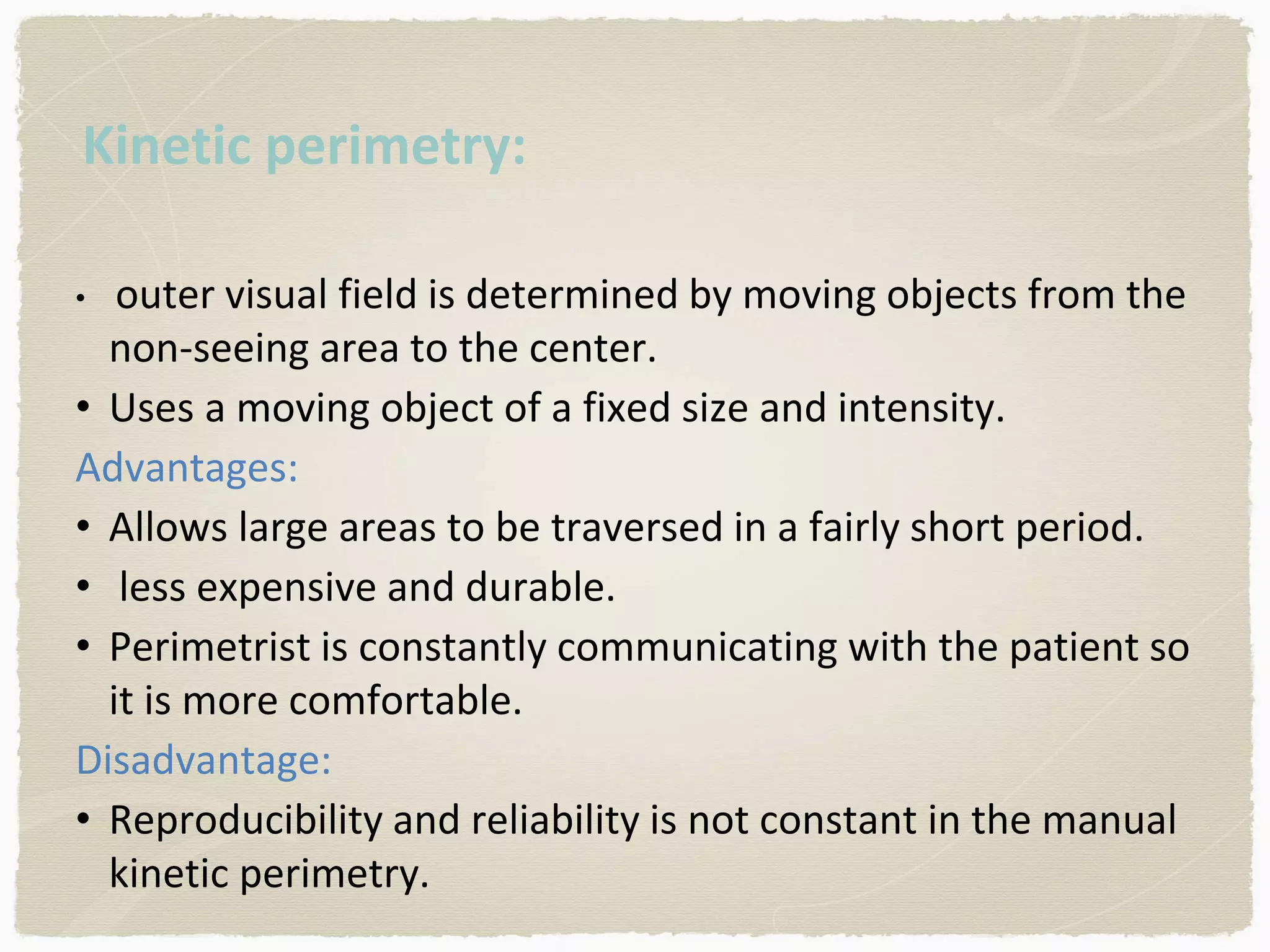 Perimetry | PPTX