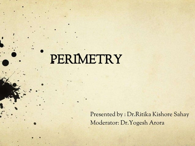 Perimetry | PPTX