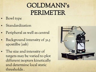 Perimetry | PPTX