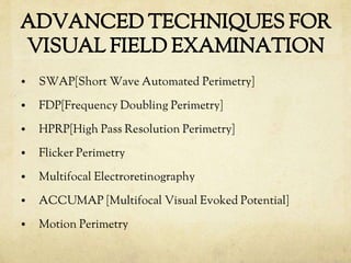 Perimetry | PPTX