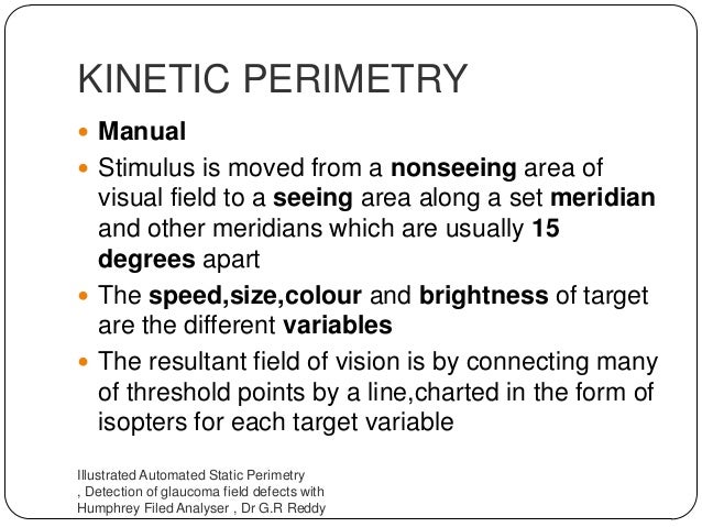 Perimetry 1