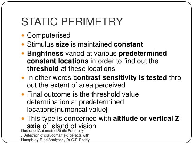Perimetry 1