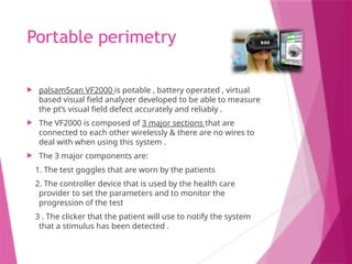 perimetry , it's types, clinical features, treatment.pptx