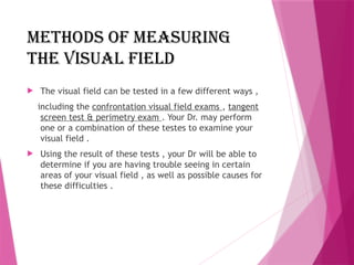perimetry , it's types, clinical features, treatment.pptx