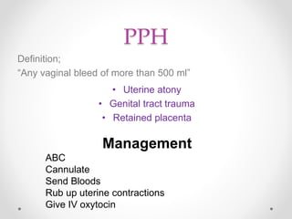 Perinatal Complications | PPTX