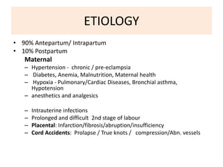 Perinatal asphyxia | PPTX
