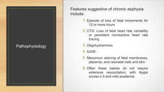 Perinatal Asphyxia in neonates with cause and management | PPT