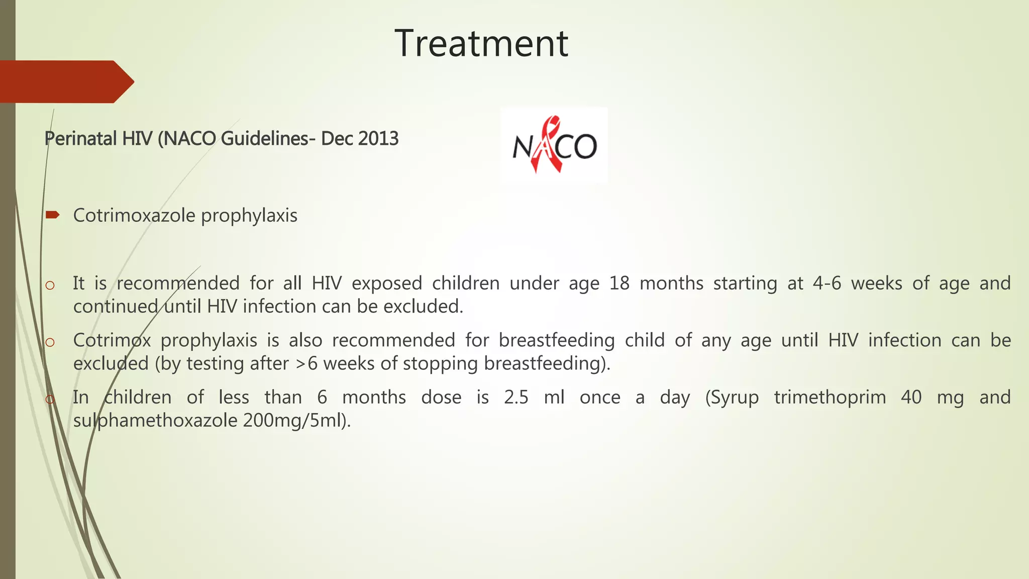 Perinatal HIV- Prevention of Parent to child transmission (PPTCT) | PPTX