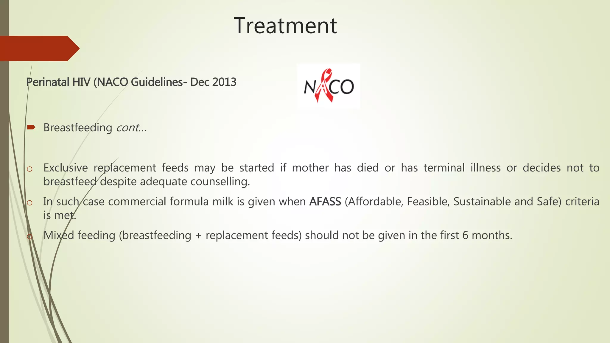 Perinatal HIV- Prevention of Parent to child transmission (PPTCT) | PPTX