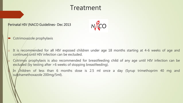 Perinatal HIV- Prevention of Parent to child transmission (PPTCT ...