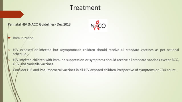 Perinatal HIV- Prevention of Parent to child transmission (PPTCT ...