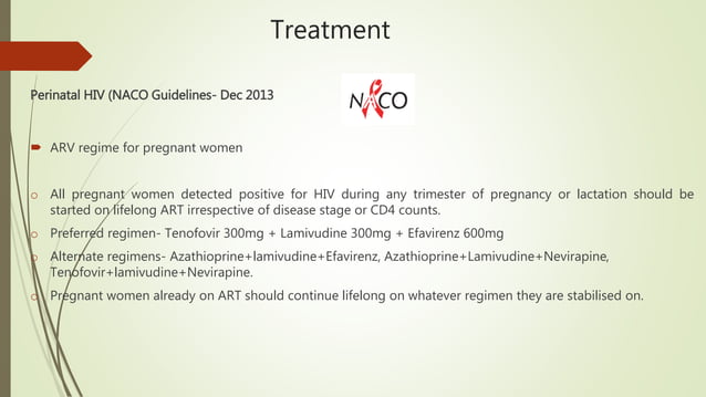Perinatal HIV- Prevention of Parent to child transmission (PPTCT ...