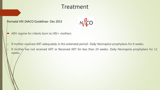 Perinatal HIV- Prevention of Parent to child transmission (PPTCT ...