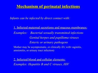 Perinatal Infections | PPT