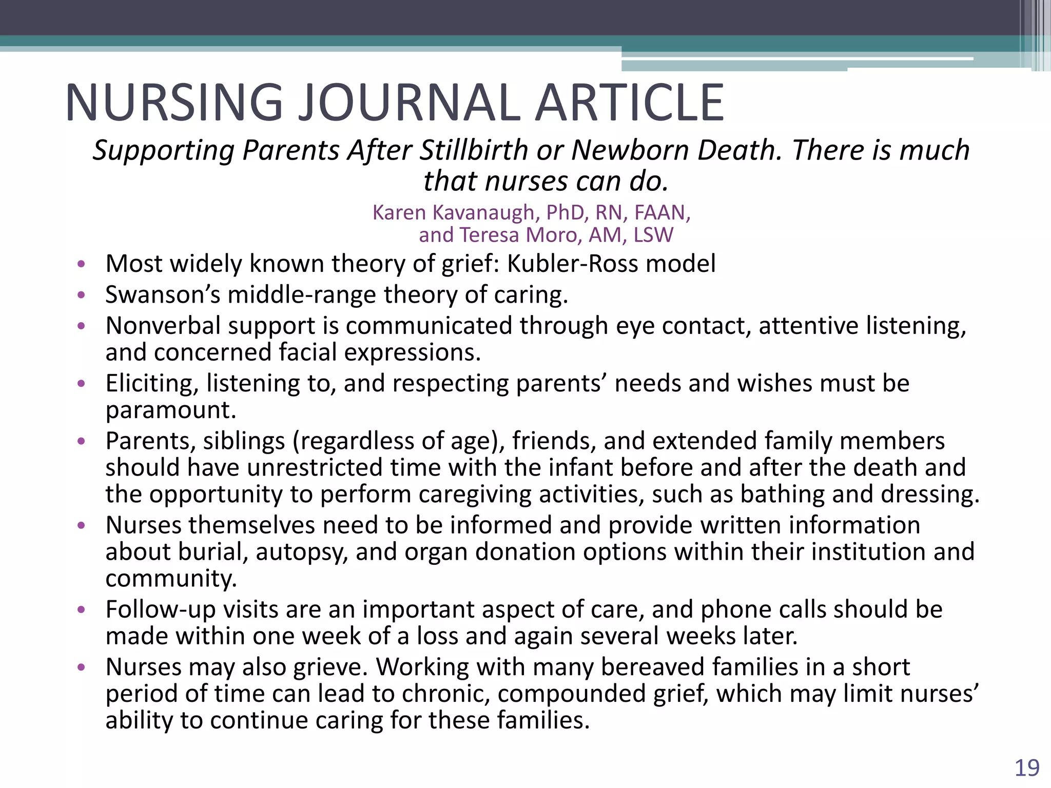 Perinatal Loss And Grief | PPTX