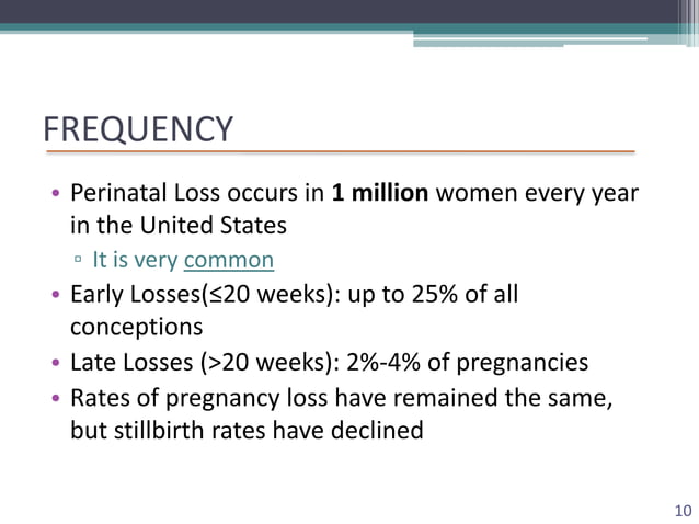 Perinatal Loss And Grief | PPT