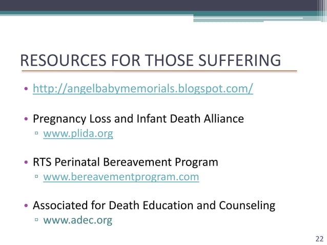 Perinatal Loss And Grief | PPTX