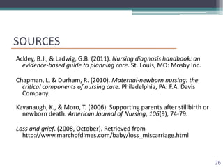 Perinatal Loss And Grief | PPTX