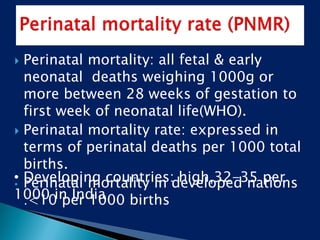 Perinatal mortality for 4th year med.students | PDF