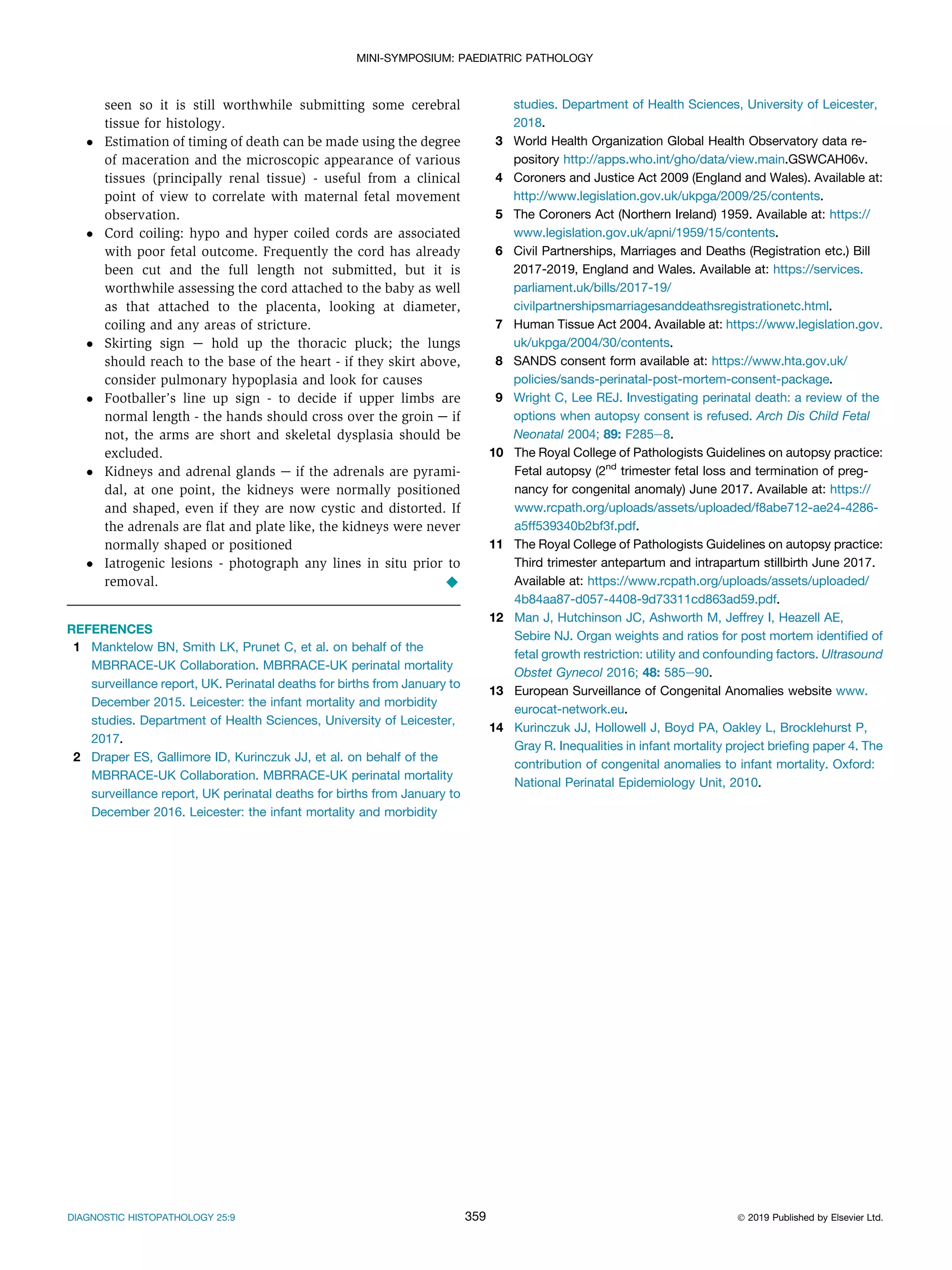 Perinatal pathology | PDF