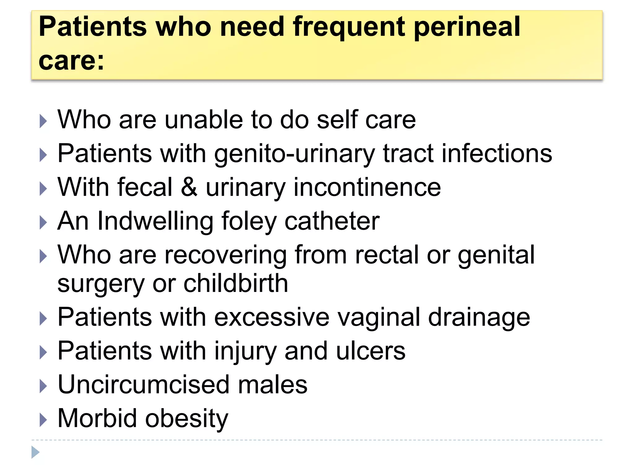 Perineal care | PPTX