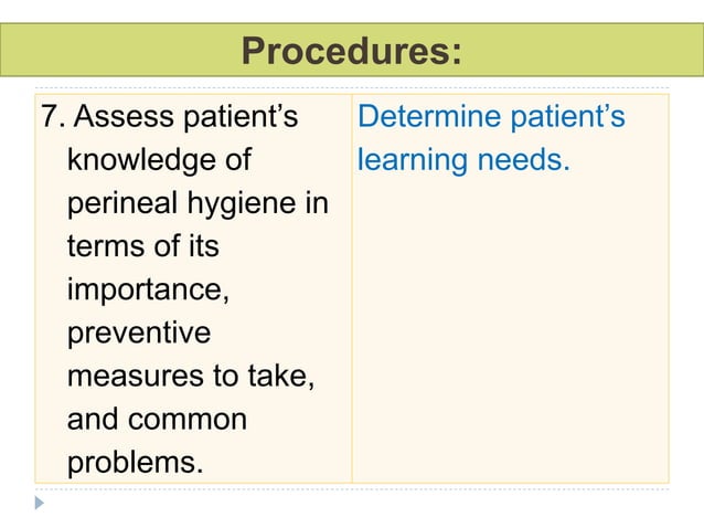 Perineal care | PPTX | Bath and Shower | Personal Care