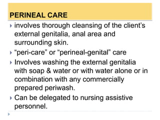 Perineal care | PPTX