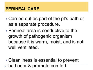 Perineal Hygiene