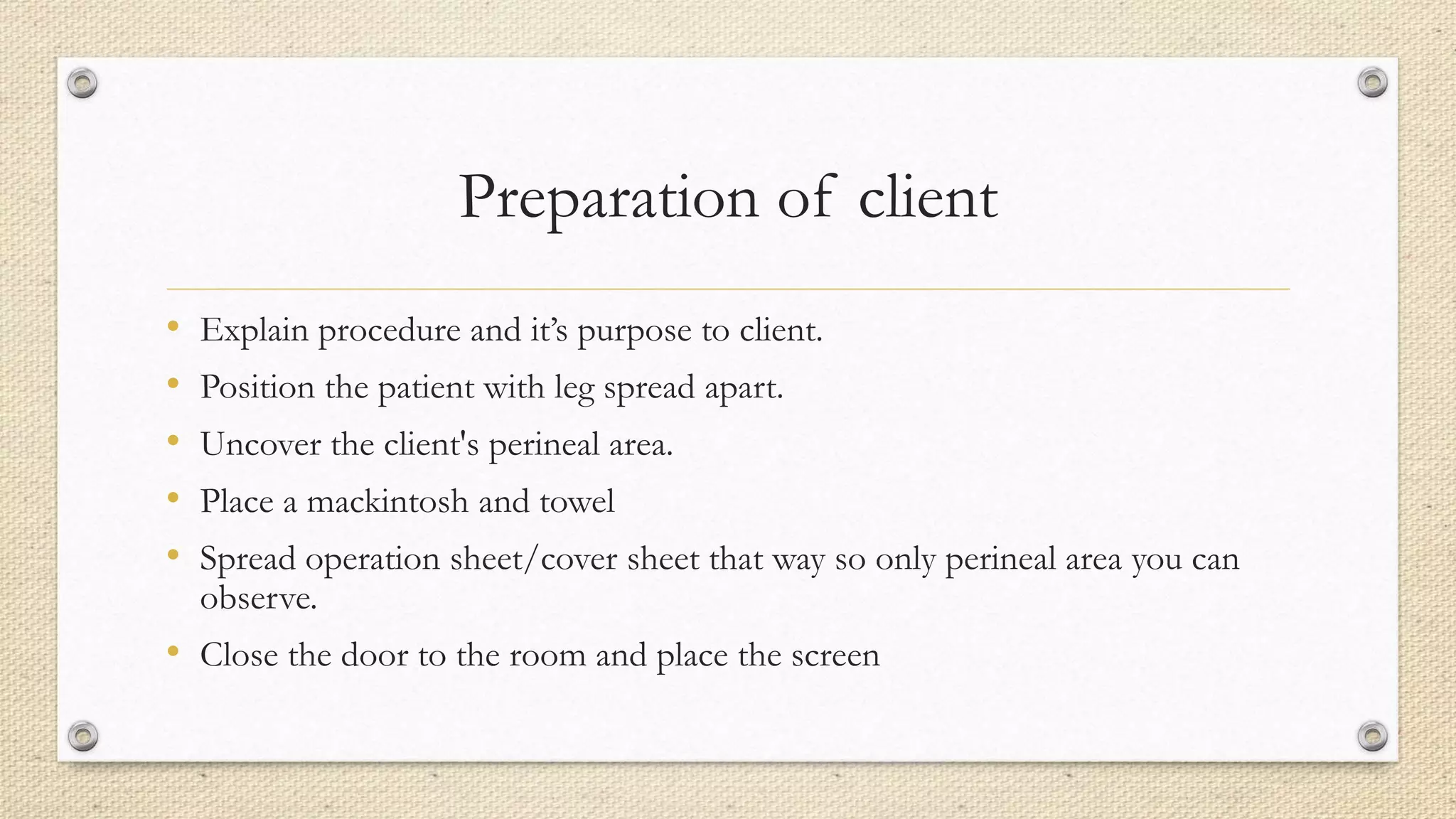 Perineal care | PPTX