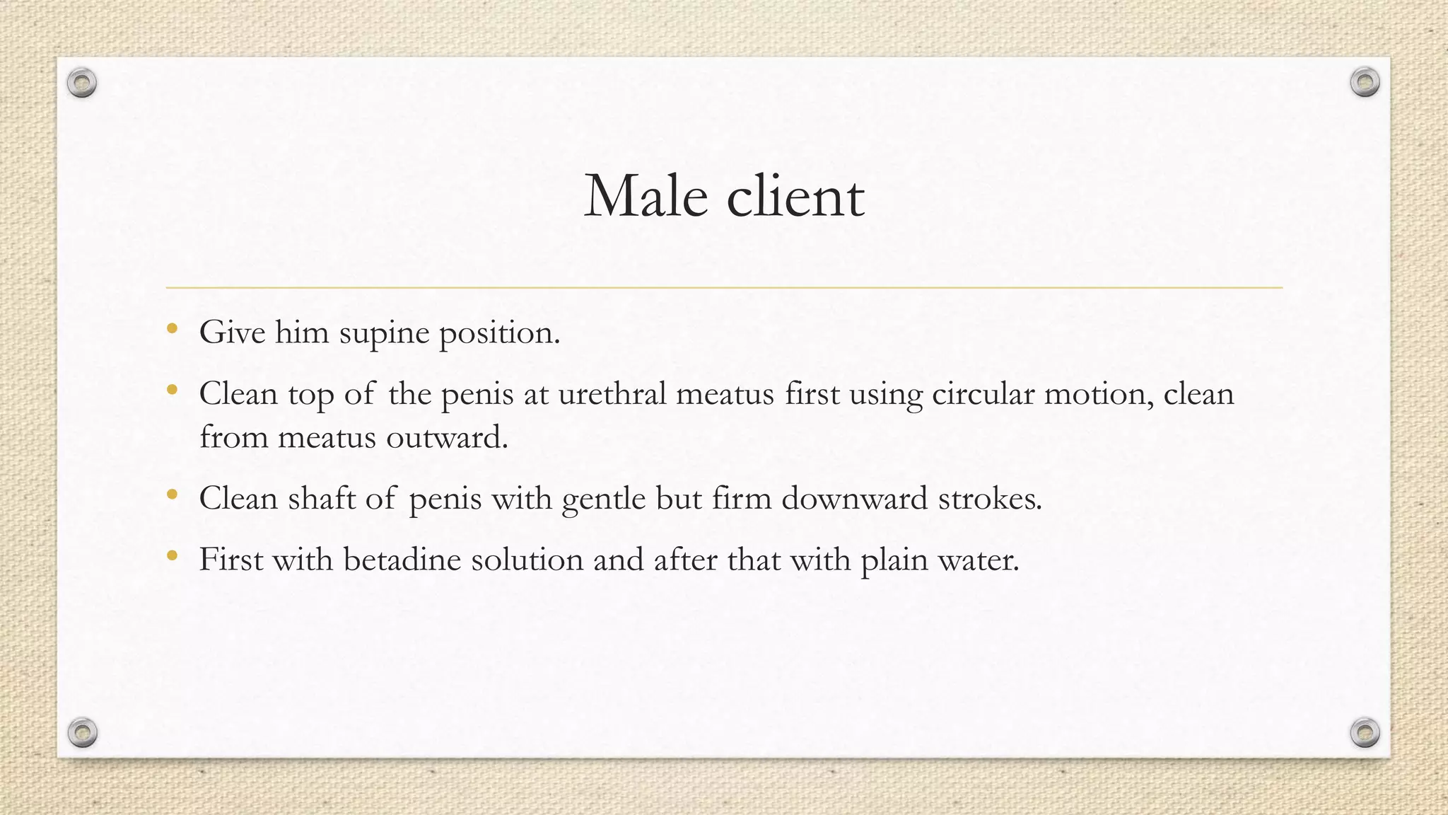 Perineal care | PPTX