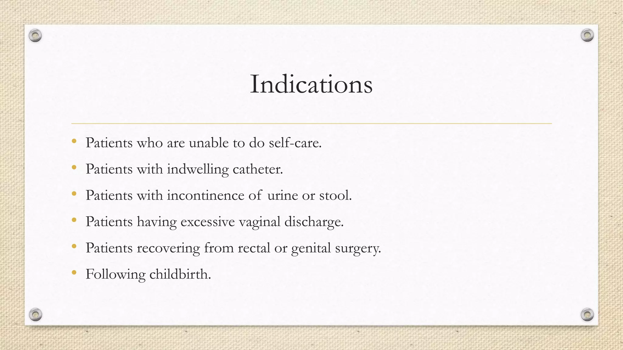 Perineal care | PPTX