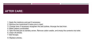 Perineal care | PPTX