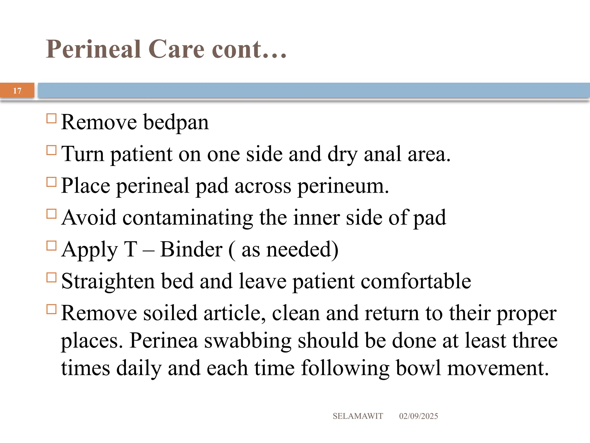 Perineal Care presentation power point .pptx