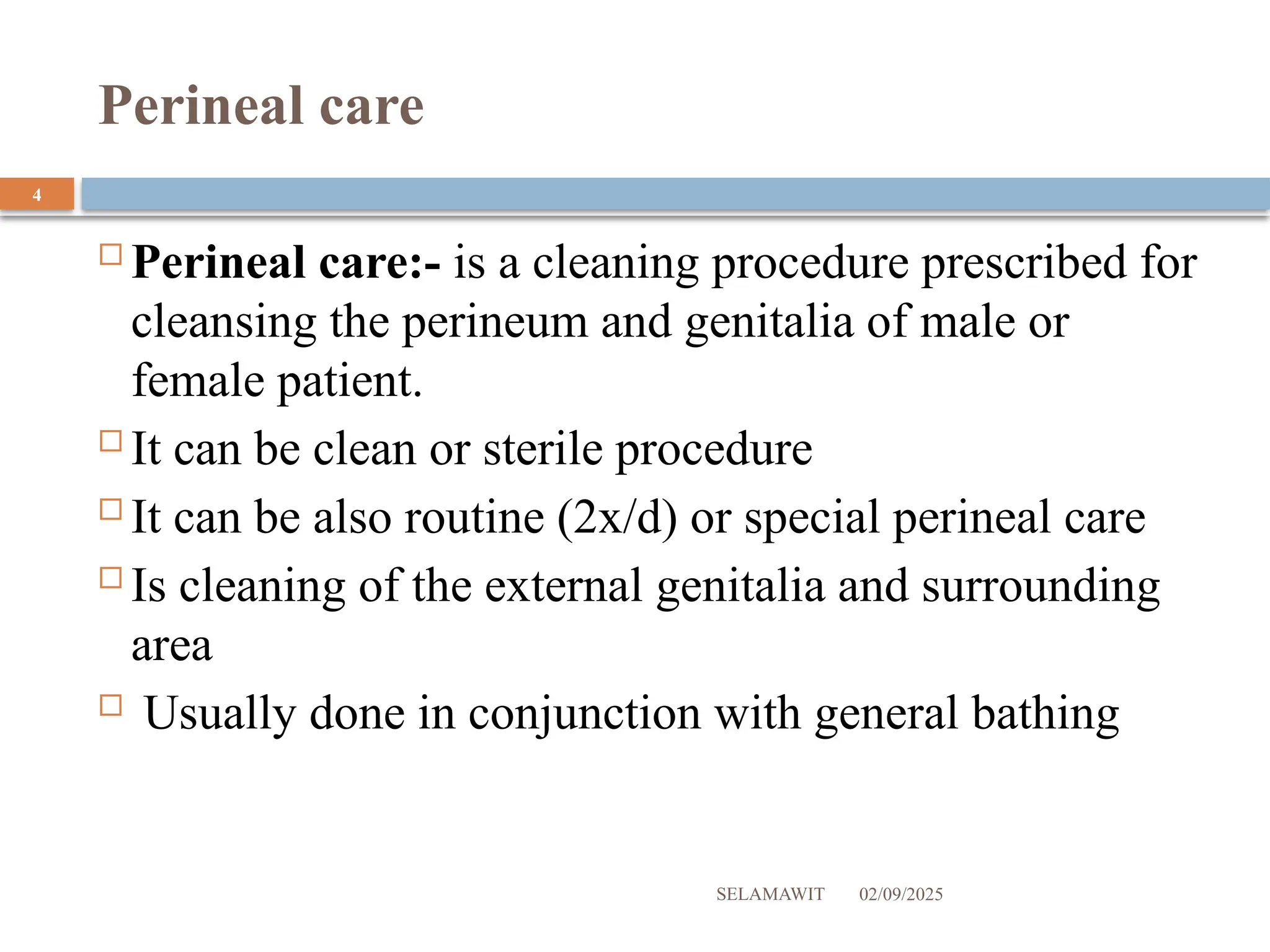 Perineal Care presentation power point .pptx