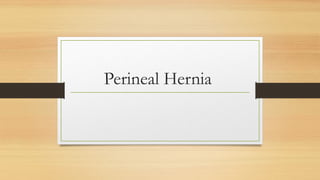 Perineal Hernia in dog with prostate hyperplasia.pptx